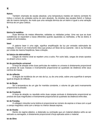 Dicionário de física | DOC