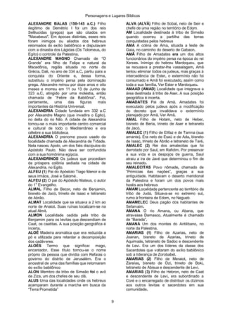 Dicionário de personagens e lugares biblicos | PDF