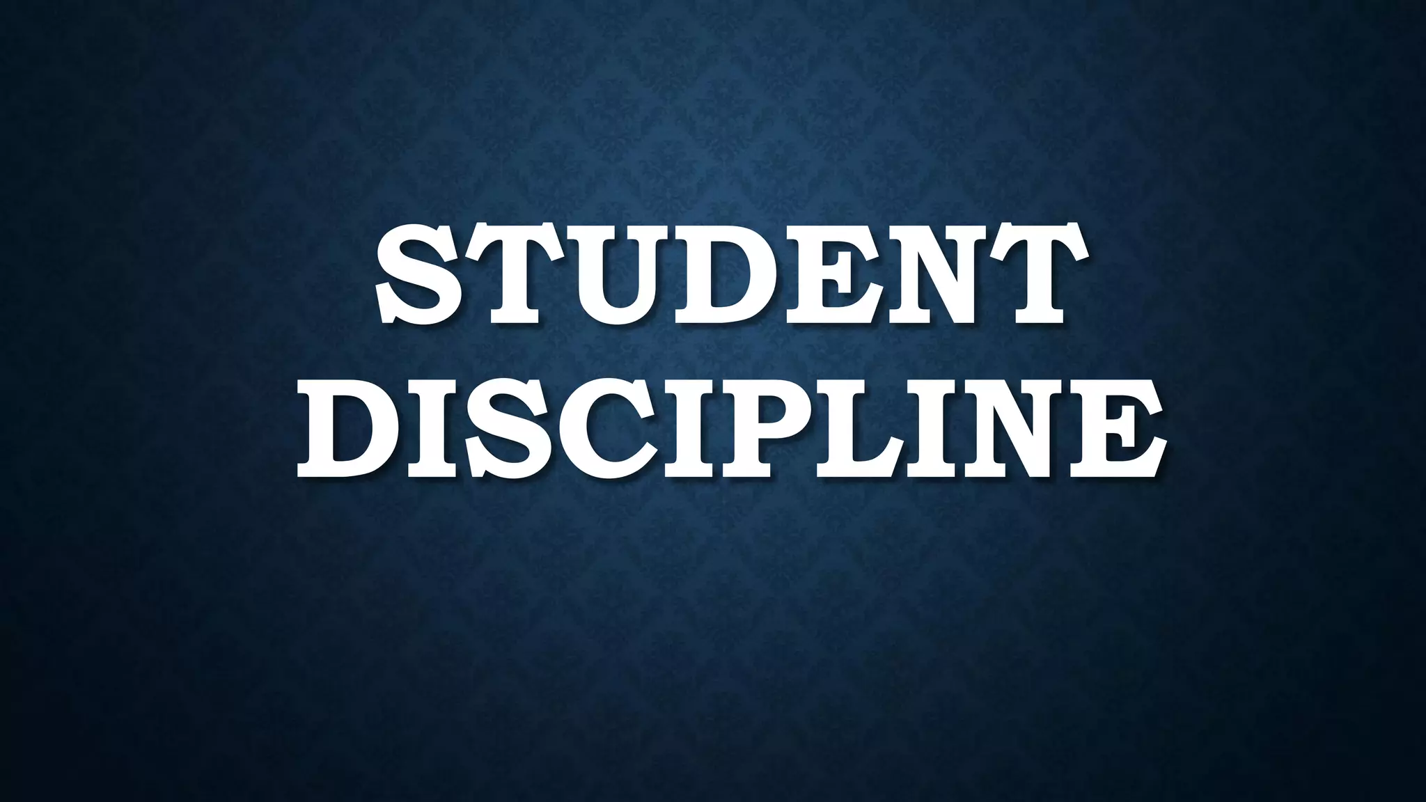 Dicipline Policies | PDF