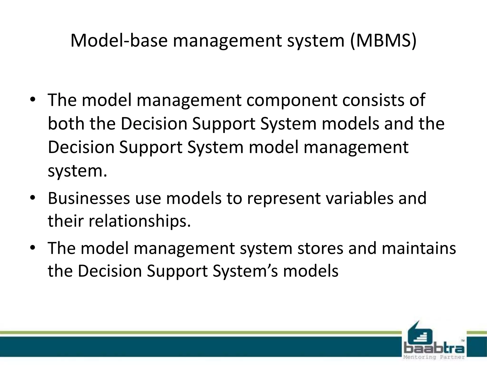 Dicision support system | PPTX