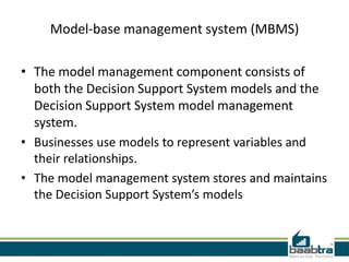 Dicision support system | PPTX