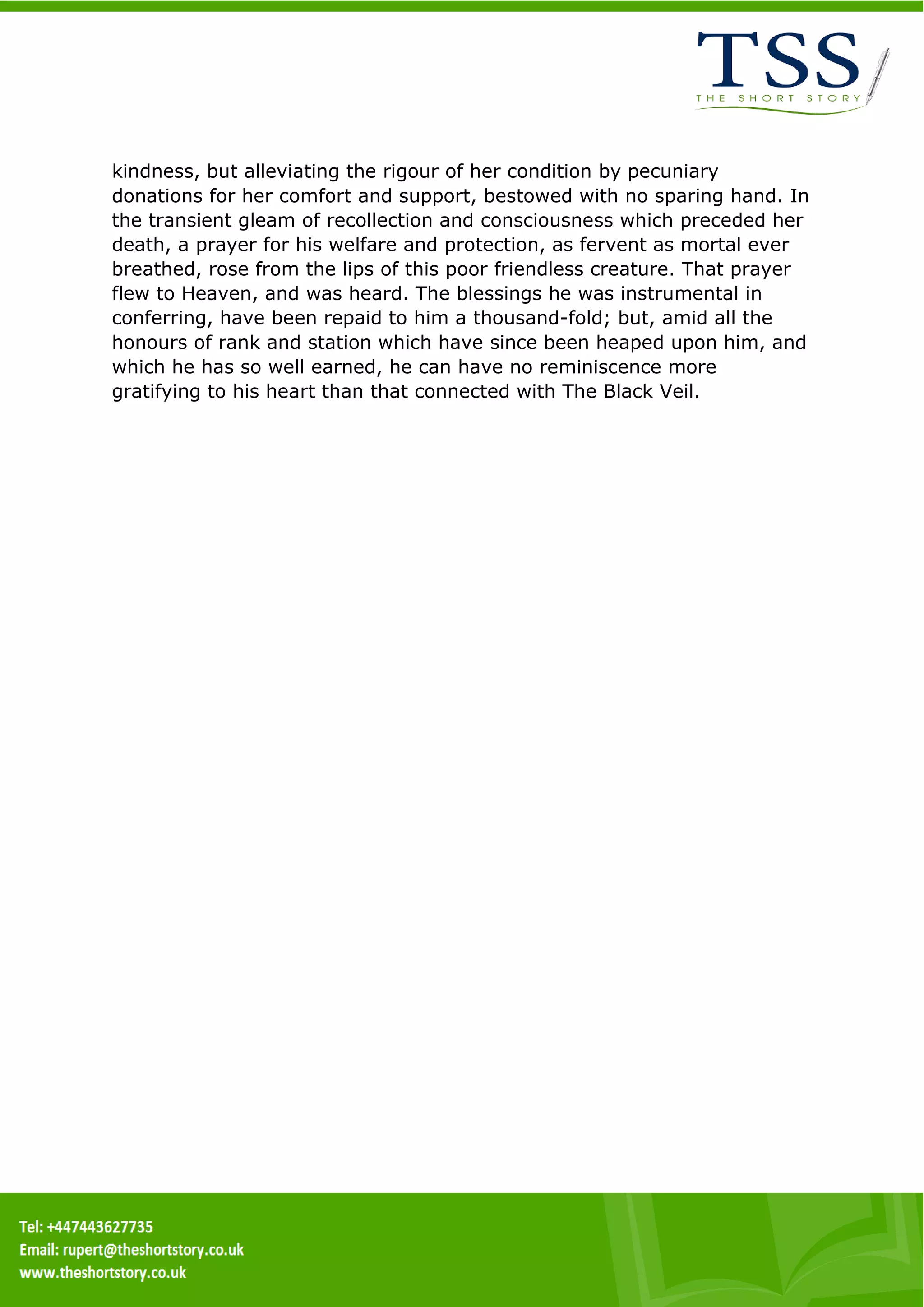 Dickens charles-the-black-veil-short-stories | PDF
