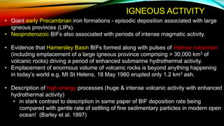 Banded iron formations formed rapidly | PPTX