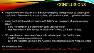 Banded iron formations formed rapidly | PPTX