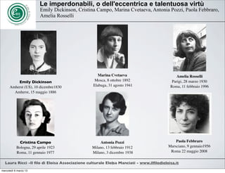 Le imperdonabili: Emily Dickinson - Cristina Campo | PDF