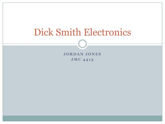 Dick smith presentation | PPTX