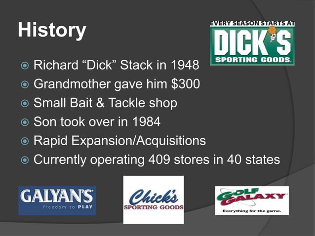 Dick\'s Presentation | PPTX