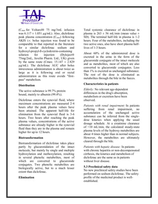 Diclofenac Sodium Injection Taj Pharma SmPC | PDF