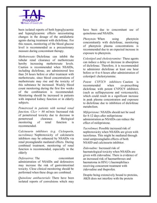 Diclofenac Sodium Injection Taj Pharma SmPC | PDF