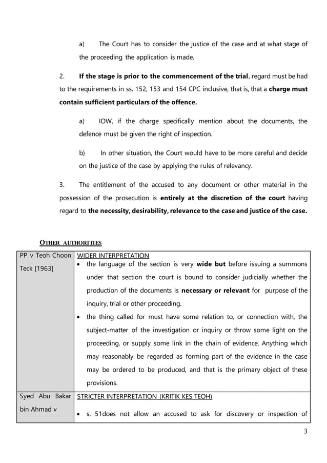 Disclosure under malaysian CPC | DOCX | Law