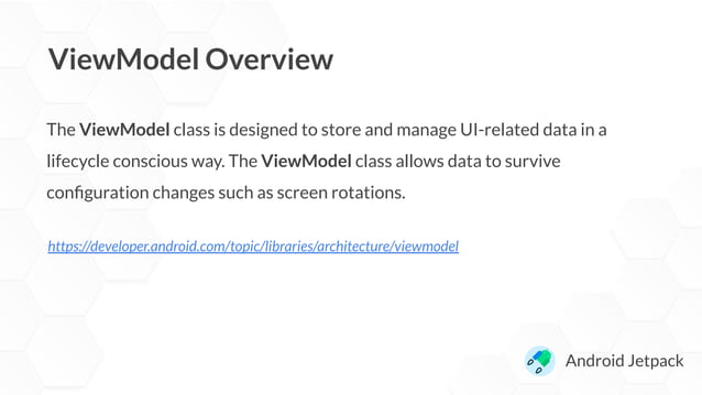 Dicoding Developer Coaching #24: Android | Memahami ViewModel & LiveData Lebih Dalam | PDF