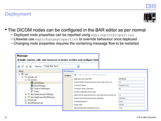Medical Imaging (DICOM) with WebSphere Message Broker | PPT