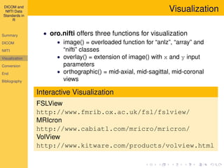 Using DICOM and NIfTI in R | PDF | Graphics Software | Computer Software and Applications