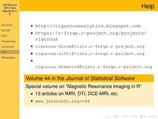 Using DICOM and NIfTI in R | PDF | Graphics Software | Computer Software and Applications