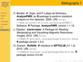 Using DICOM and NIfTI in R | PDF