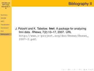 Using DICOM and NIfTI in R | PDF | Graphics Software | Computer Software and Applications