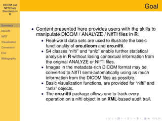 Using DICOM and NIfTI in R | PDF | Graphics Software | Computer Software and Applications