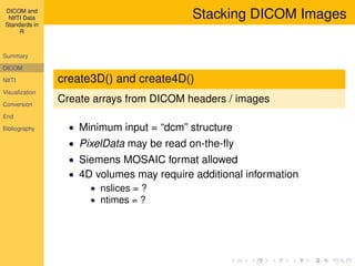 Using DICOM and NIfTI in R | PDF | Graphics Software | Computer Software and Applications