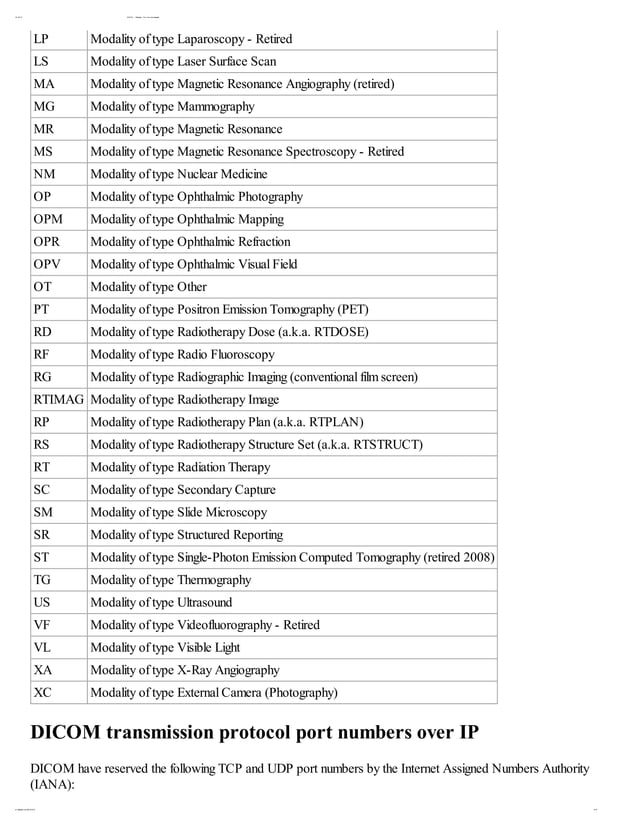 Dicom standard wikipedia | PDF