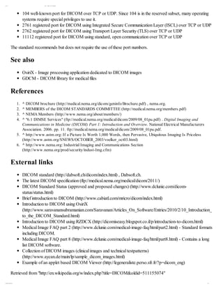 Dicom standard wikipedia | PDF