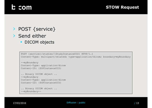 DICOMweb (STOW, WADO, QIDO): Potential and implemntation sample | PDF | Web Development | Internet