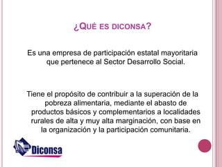 Diconsa | PPTX