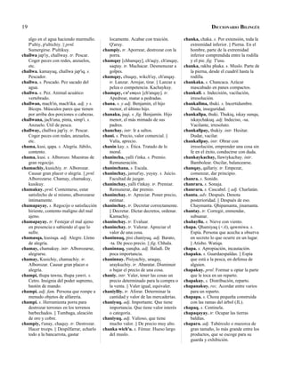 Diccionario Quechua Boliviano Normalizado | PDF