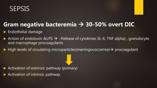 DISSEMINATED INTRAVASCULAR COAGULATION | PPTX