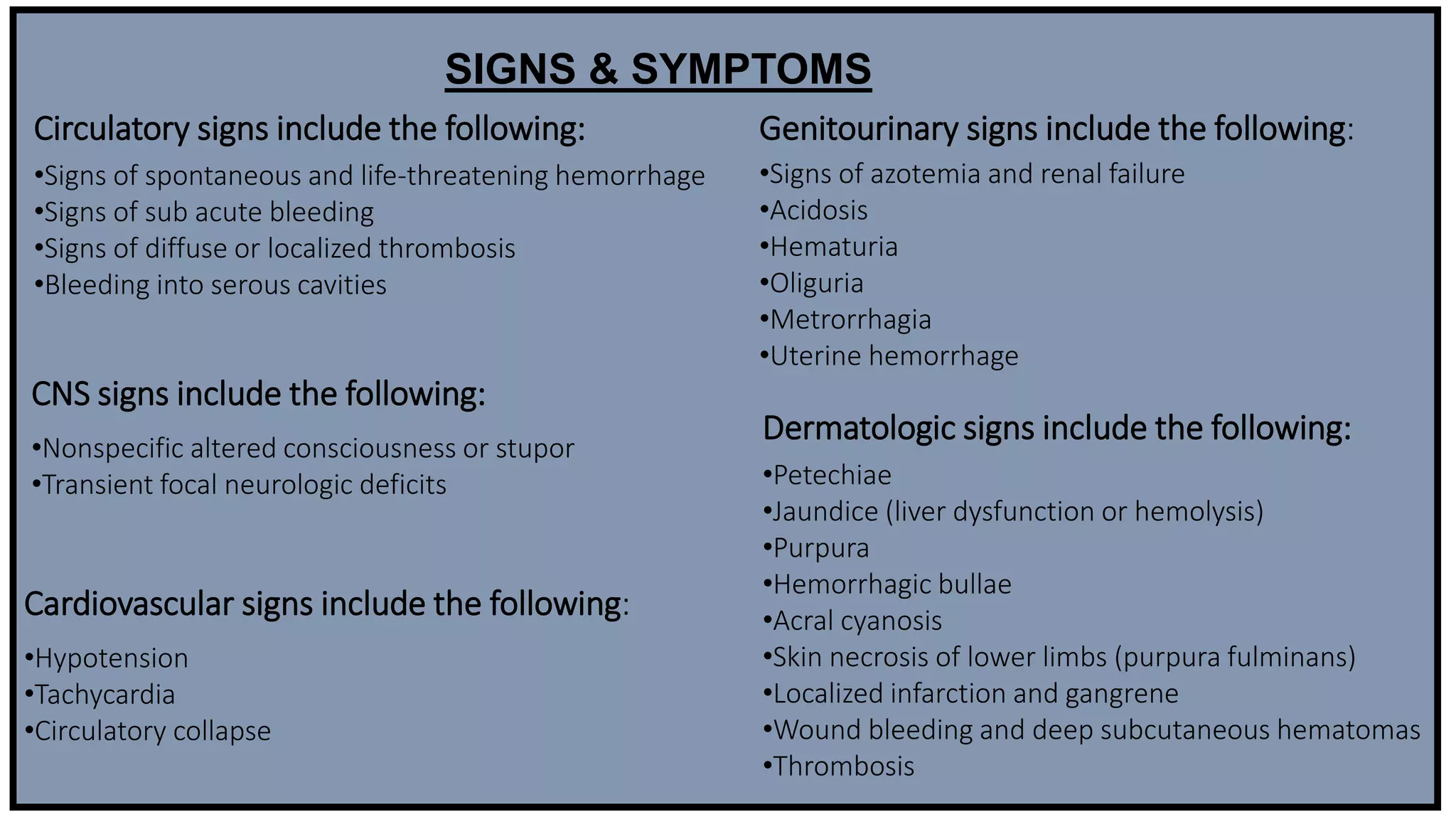 Dic syndrome | PPTX