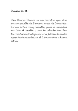 Dictado br bl | PDF