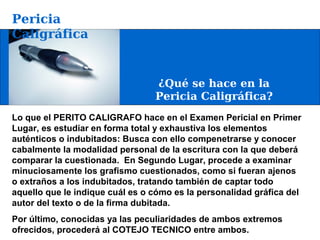 Dictamen pericial | PPT