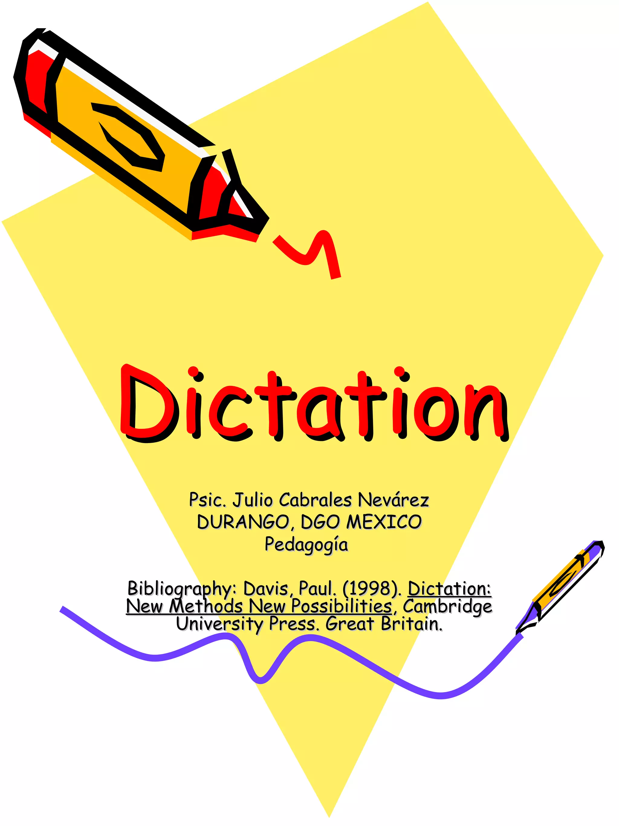 DICTATION | PPT