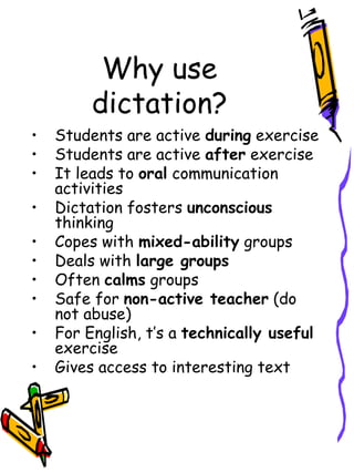 DICTATION | PPT