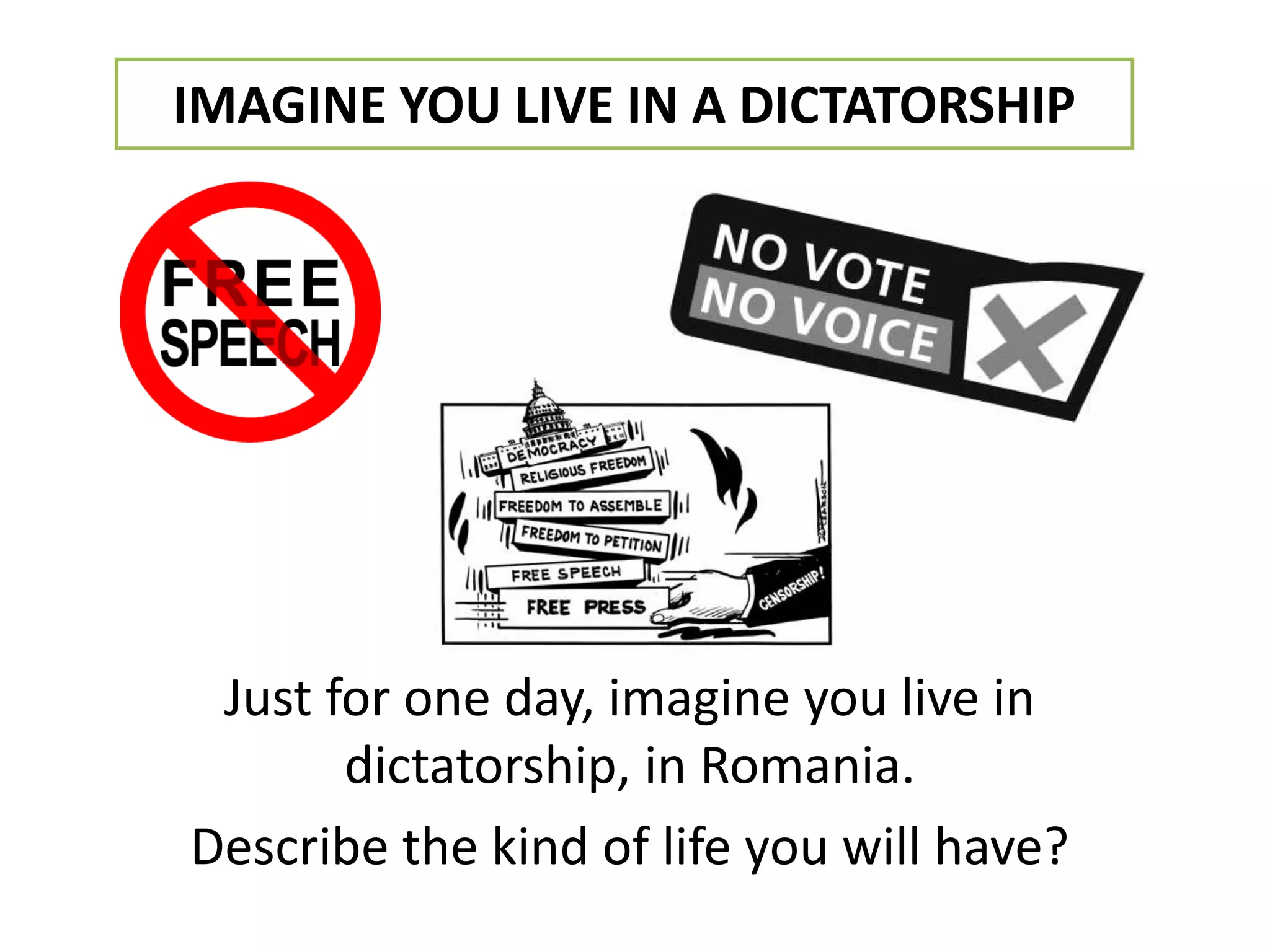 HISTORY YEAR 9 - DICTATORSHIP | PPTX