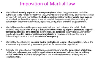 Dictatorship and martial law report | PPTX