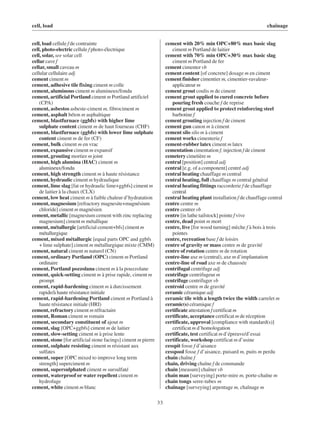 Dictionaire génie civil francais anglais | PDF