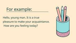 Diction and styles power point presentation | PPTX