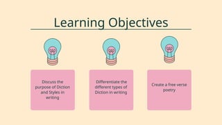 Diction and styles power point presentation | PPTX