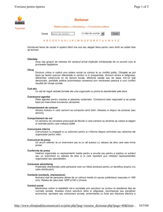 Dictionar comunic | PDF