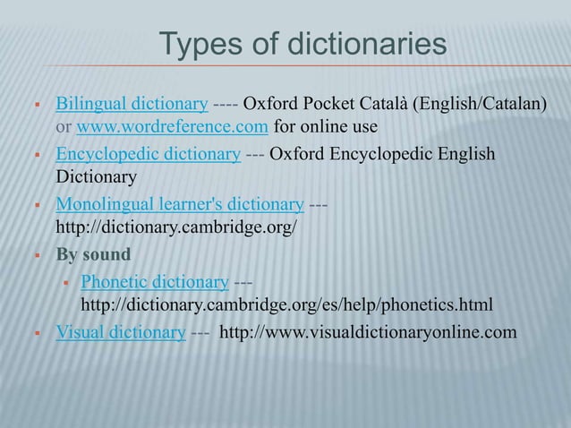Dictionaries | PPT
