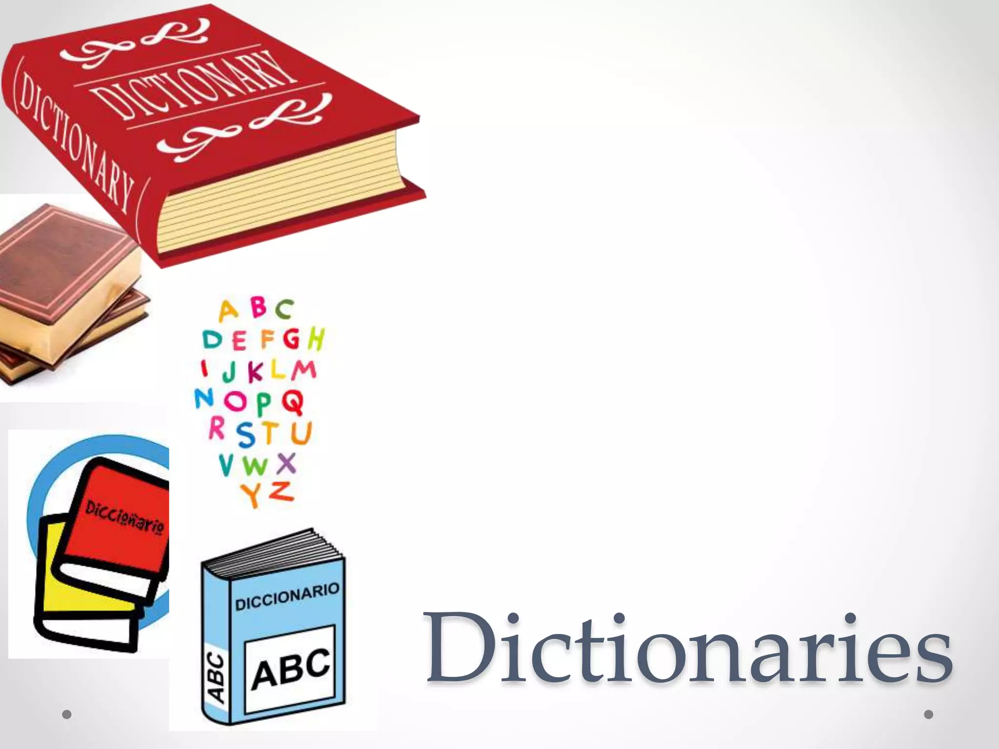 Dictionaries | PPTX