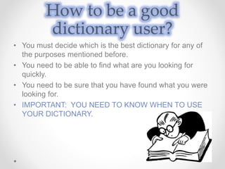 Dictionaries | PPTX | Internet for Beginners | Internet