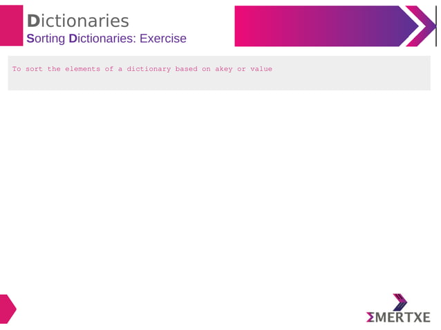Python : Dictionaries | PDF
