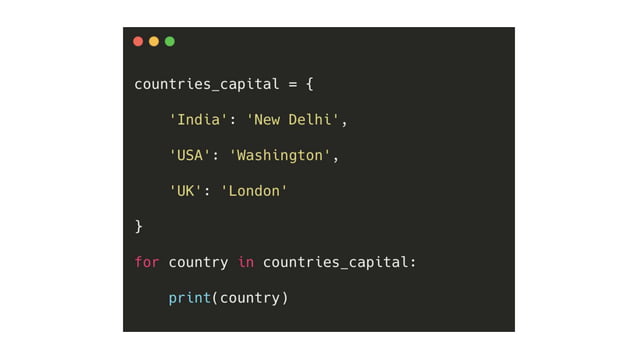 PART 7 - Python Tutorial | Dictionaries In Python With Examples | PPT