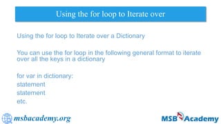 Dictionaries and Sets in Python | PPT