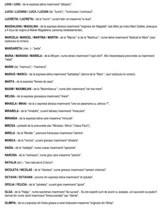 Dictionar onomastic | DOC