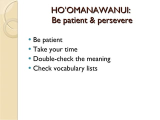 Puke Wehewehe ʻŌlelo | PPT