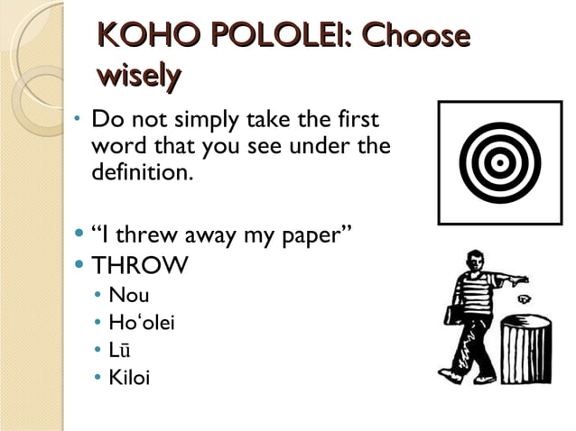 Puke Wehewehe ʻŌlelo | PPT