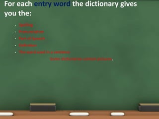 Dictionary | PPTX