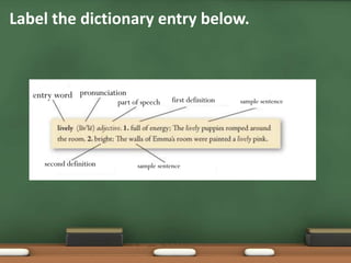 Dictionary | PPTX | Books and Literature